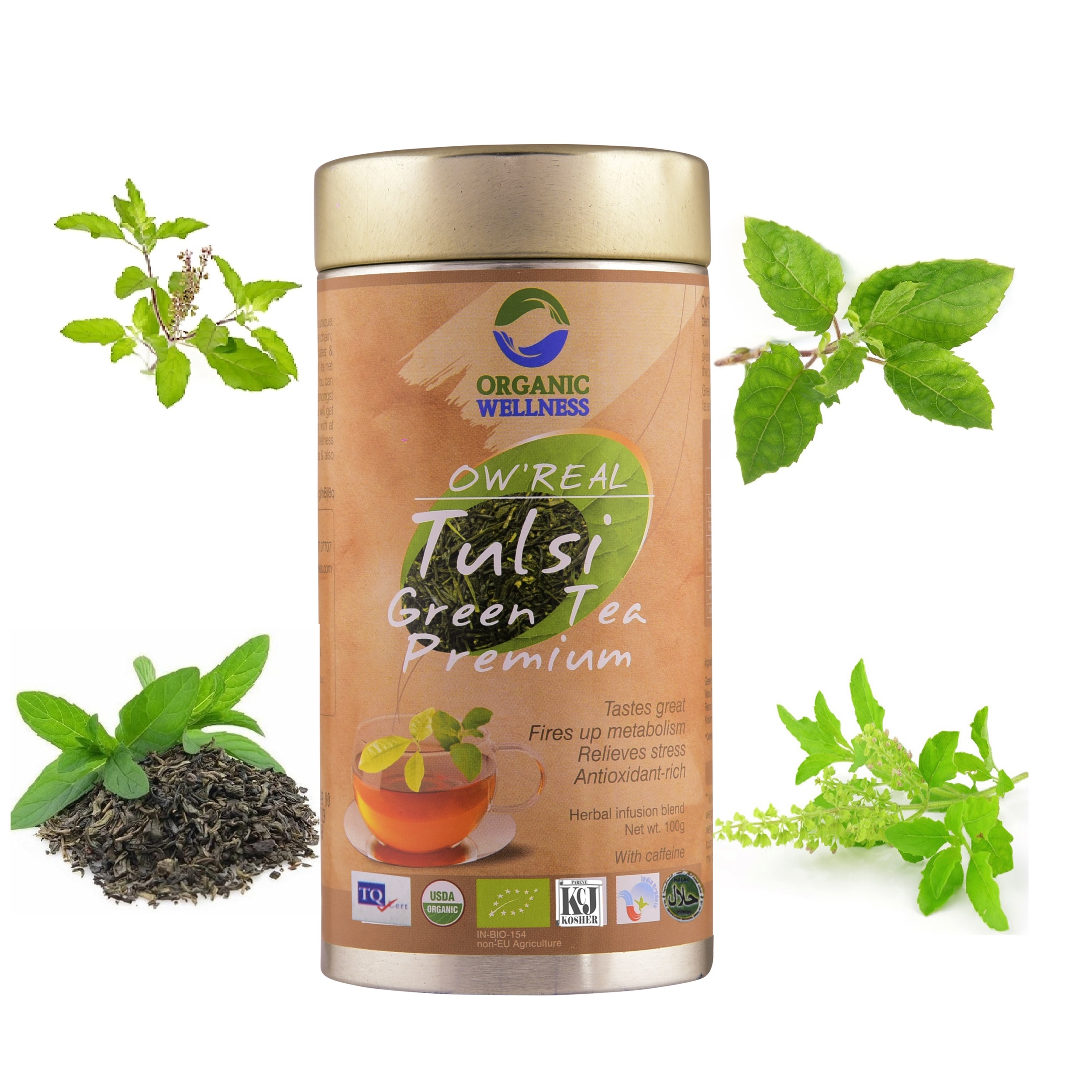 d-organic wellness tulsi green tea premium 2 - Buy Ayurvedic and Herbal ...