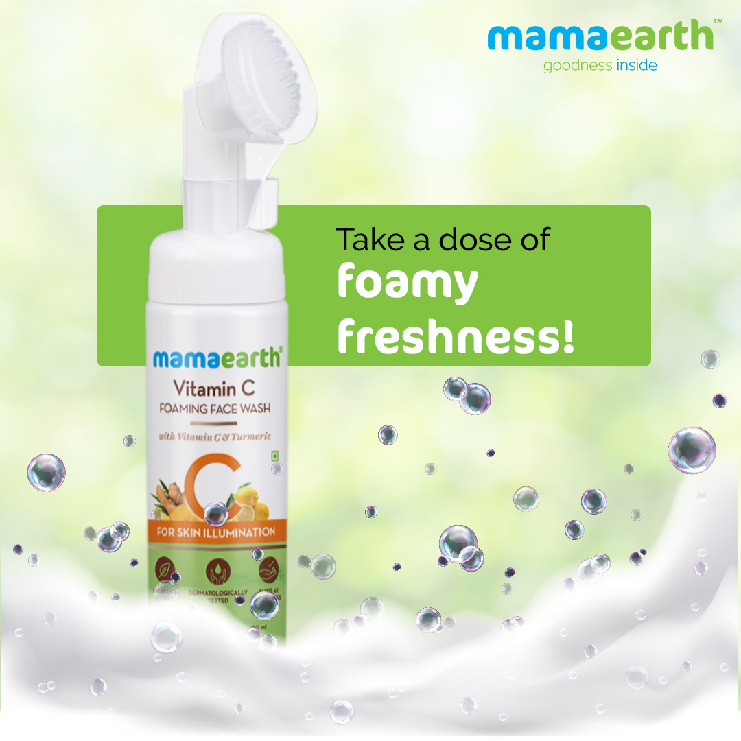 Buy Mamaearth Vitamin C Foaming Face Wash In Delhi India At