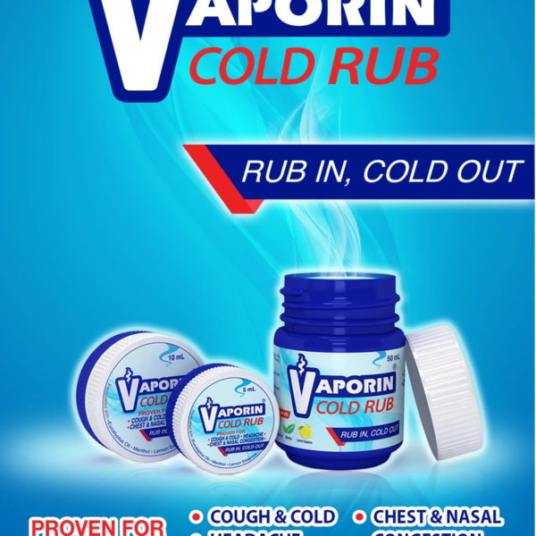 Buy Vaporin Cold Rub Balm in Delhi, India at healthwithherbal